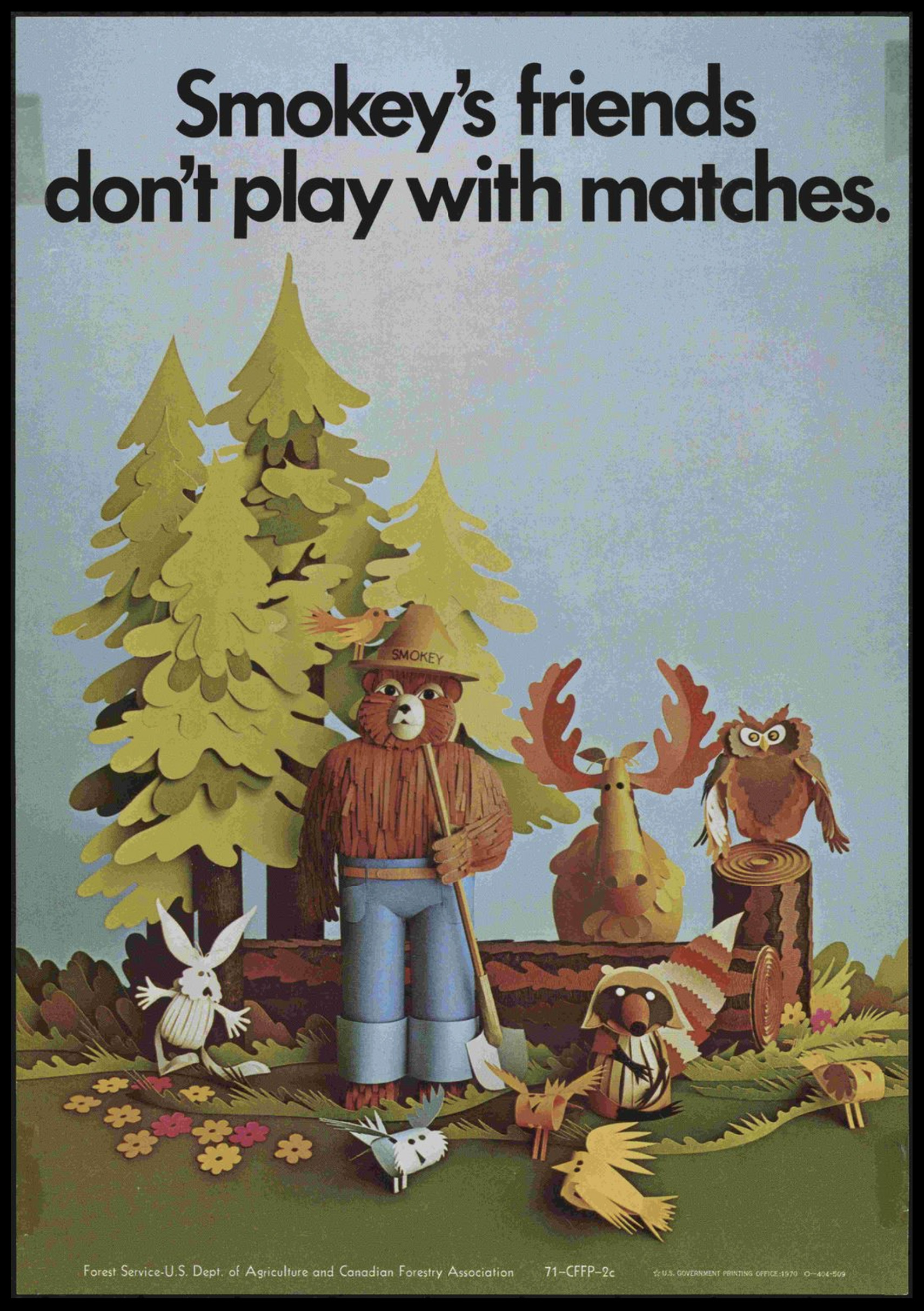 Some Beautiful Old Smokey Bear Fire Prevention Propaganda Posters ...